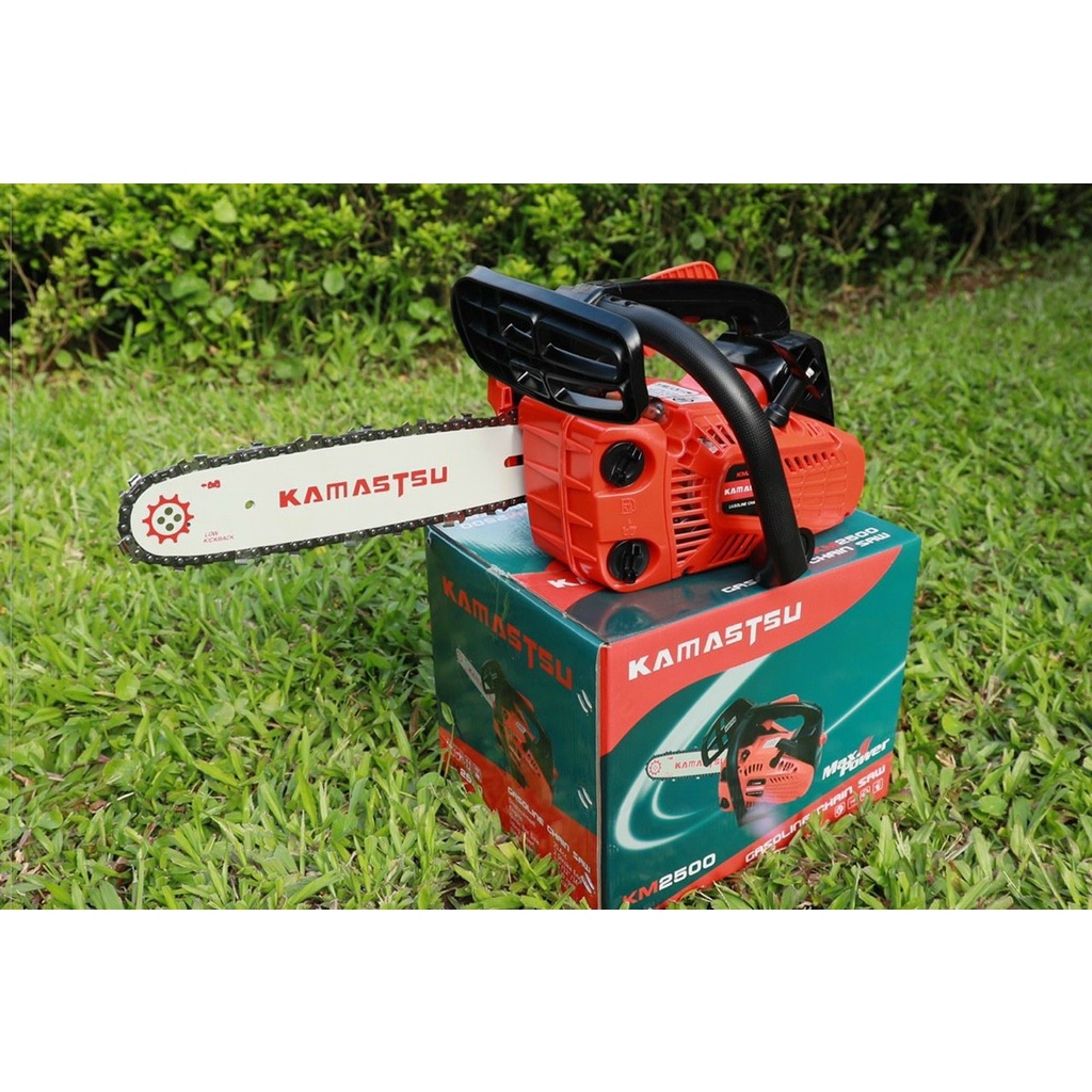 Máy cưa xích kamatsu KM2500 /Máy Cưa Xích Chạy Xăng Kamastsu KM 2500 Cưa Mini,Cưa cụt Lam 30mm ...