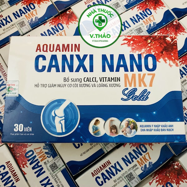 viên uống bổ sung canxi D3 Aquamin chống còi xương ở trẻ và loãng xương ở người lớn hộp 60 viên ...