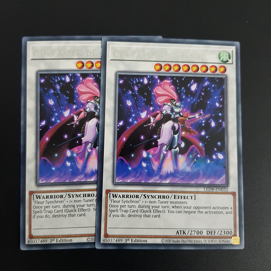 Lá bài Chevalier de Fleur - LED8-EN032 - Rare 1st Edition | Shopee Việt Nam