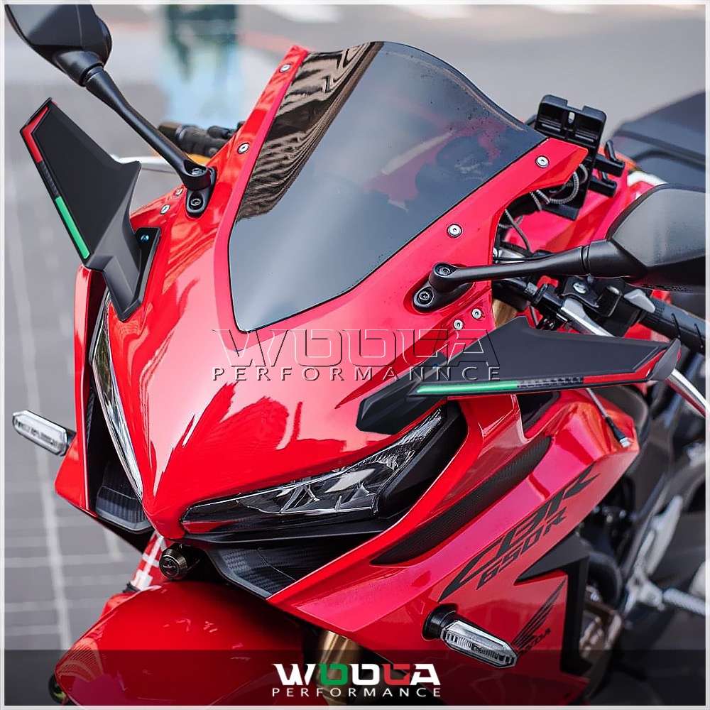 Xe Máy Đa Năng Aero Winglets Trước Fairing Đua Cánh Gió Cho CBR650R ...