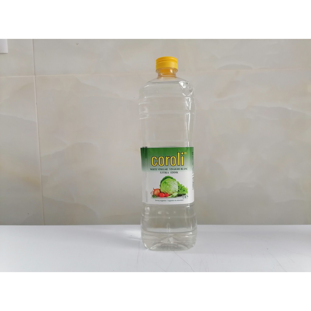 [1 Lít] Giấm TRẮNG [Netherlands] COROLI White Vinegar (tgc-hk) | Shopee ...