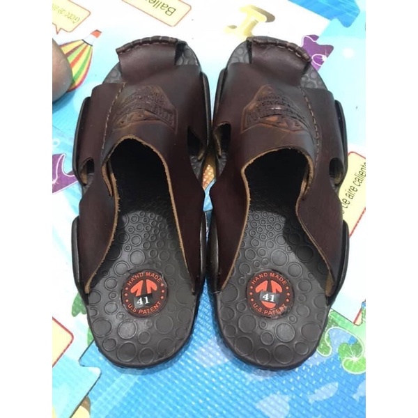 dép da bò ông địa | Shopee Việt Nam