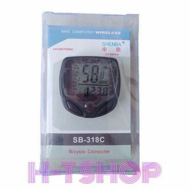 Đồng Hồ Đo Tốc Độ Không Dây Xe Đạp SHENBA SB-318 | Shopee Việt Nam