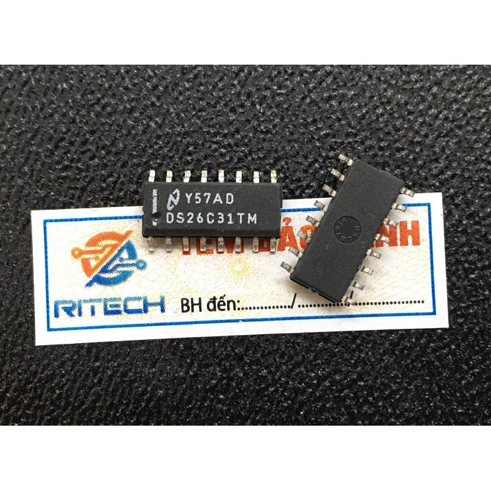 Combo 5 con DS26C31TM SOP-16 IC | Shopee Việt Nam