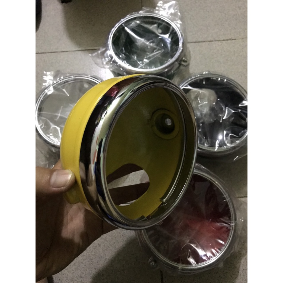 GÁO ĐÈN PHA XE CHALY 81 ĐÈN TRÒN ĐỦ MÀU | Shopee Việt Nam