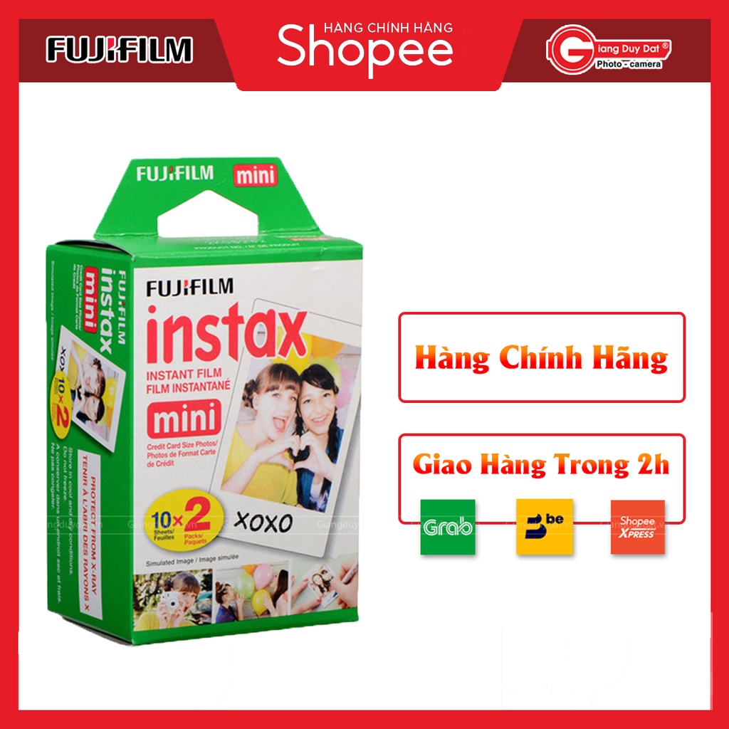 Fujifilm instax mini Instant Color Film ( HỘP 20 Tấm ) l Film instax ...