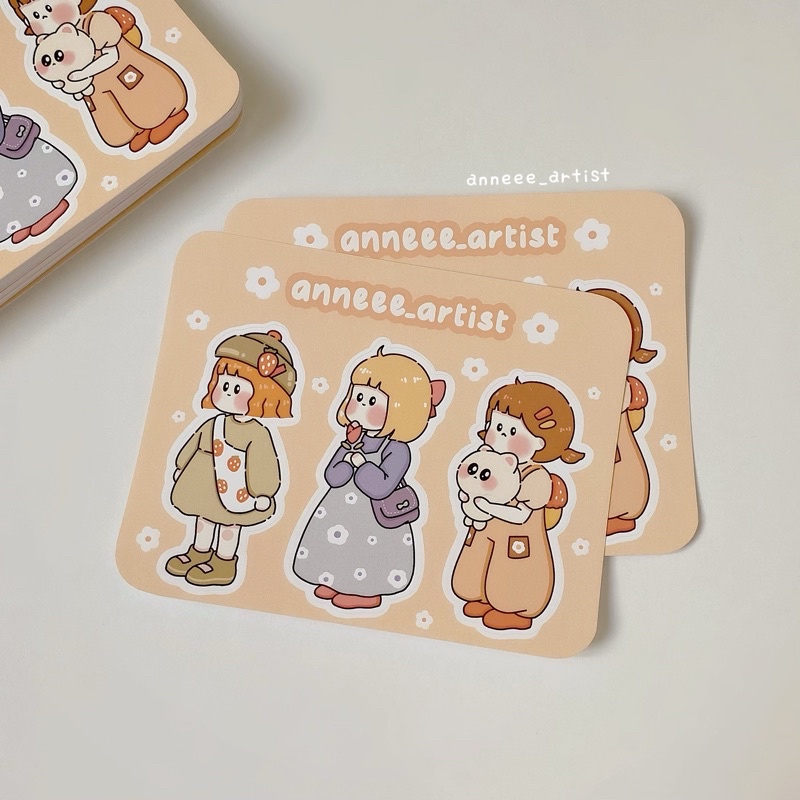 Set sticker Three Little Girls | Shopee Việt Nam
