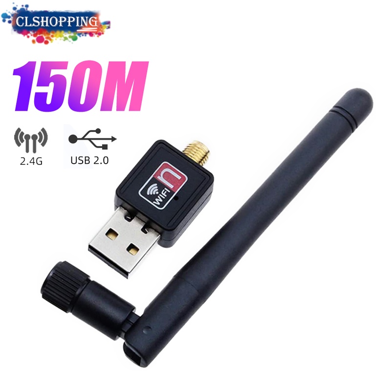 Bộ điều hợp kết nối wifi MT7601 /RTL8188 Voor Pc USB2.0 2dB 2.4G chuyên ...