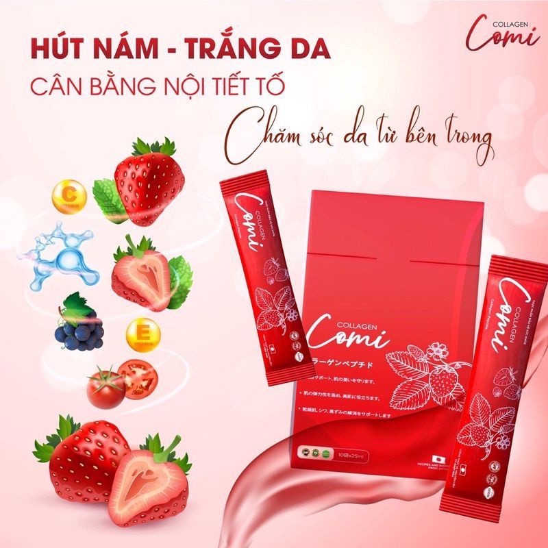 (CHÍNH HÃNG) 01 Hộp Collagen Comi Nhật Bản, hút nám, trắng da, chống ...