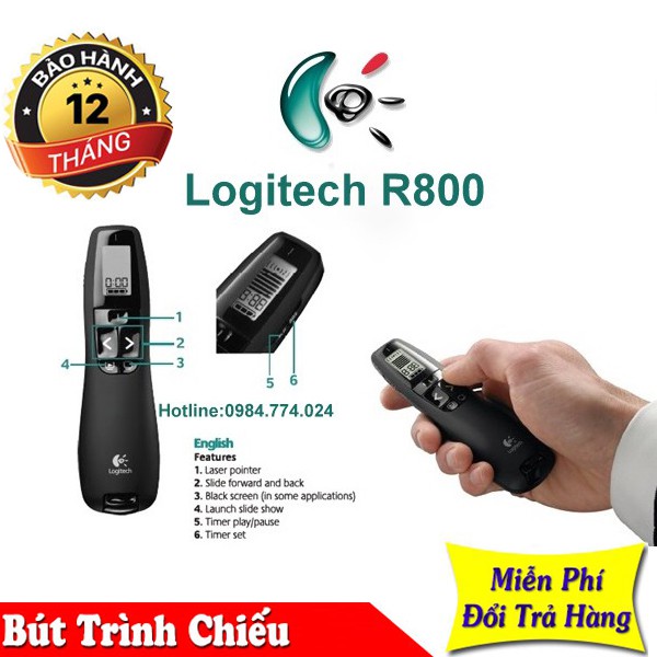[Logitech R800]Nhà Phân Phối Bút Trình Chiếu Chính Hãng LOGITECH ...