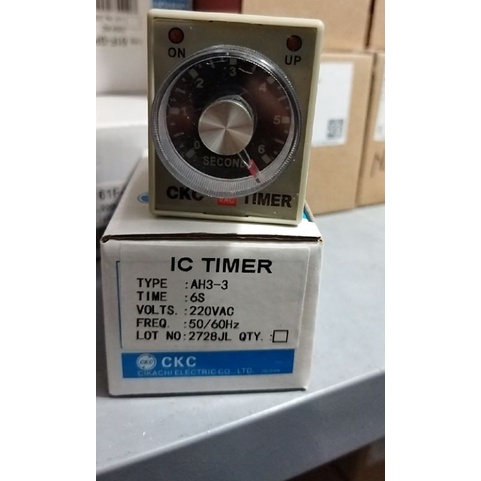 Relay thời gian, timer CKC AH3-3 ( 220V, 24V, 12V chưa kèm đế) | Shopee ...