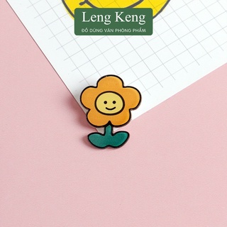 Sticker ghim văn phòng phẩm Leng Keng + cài áo balo túi ví ST06 ...
