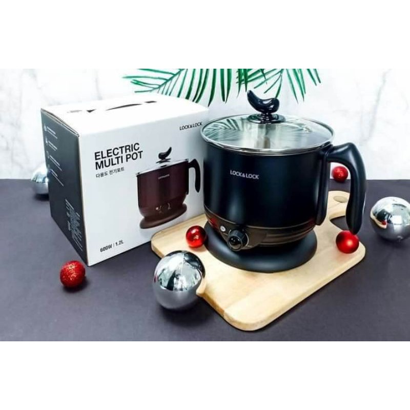 NỒI LẨU ĐIỆN ĐA NĂNG, CA NẤU MÌ MINI LOCK&LOCK Multi Pot 1.2L EJP316BLK ...