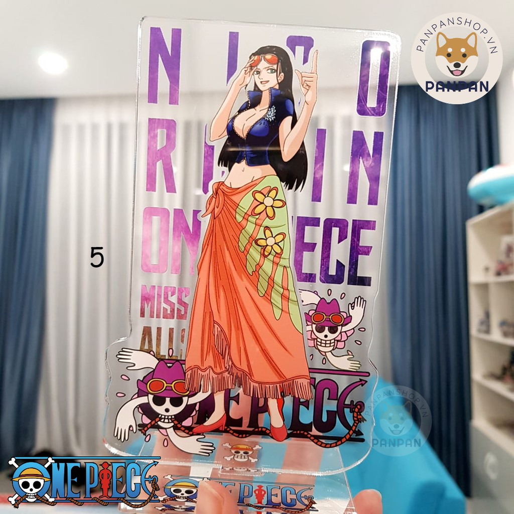 Mô Hình Standee acrylic anime One Piece WANTED (15cm) | Shopee Việt Nam