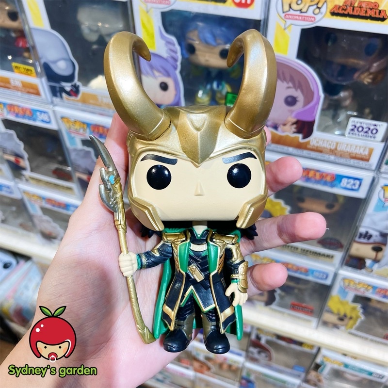 Mô hình Funko Pop LOKI WITH SKEPTER GITD (No Box) | Shopee Việt Nam