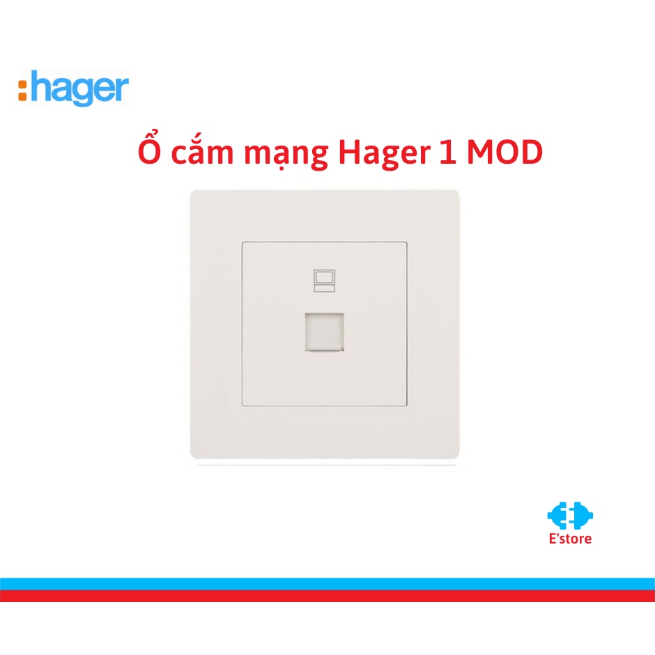 Ổ cắm mạng Hager 1 mod | Shopee Việt Nam