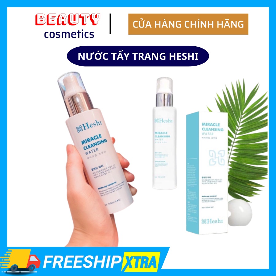 Nước tẩy trang Heshi sạch sâu dạng xịt tiết kiệm Heshi Miracle ...