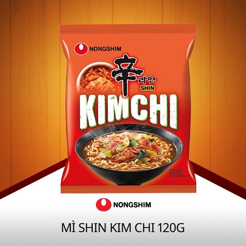 Mì Nongshim Shin Kim chi 120g - Nước súp mì vị kimchi thơm ngon - Hàn Quốc | Shopee Việt Nam