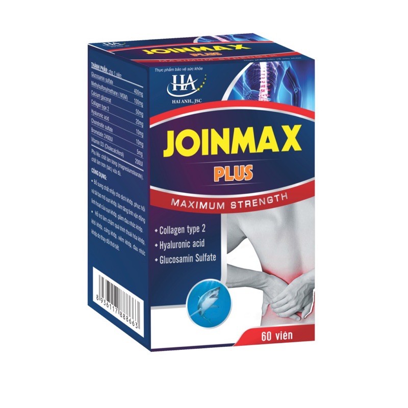 Viên uống bổ xương khớp ,tạo chất nhờn xương khớp JOINMAX plus | Shopee Việt Nam