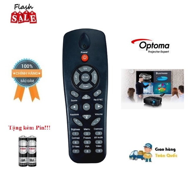 Remote Điều khiển máy chiếu Optoma- Hàng chính hãng Optoma theo máy mới ...