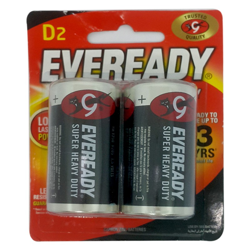 Pin Đại Eveready D2 Super Heavy Duty 2 viên / 1.5v | Shopee Việt Nam