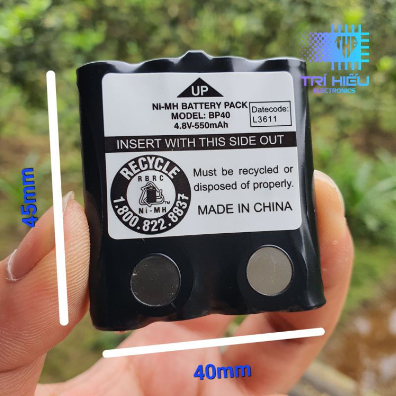 Pin Ni-MH AAA 4.8V 550mAh BP40 | Shopee Việt Nam