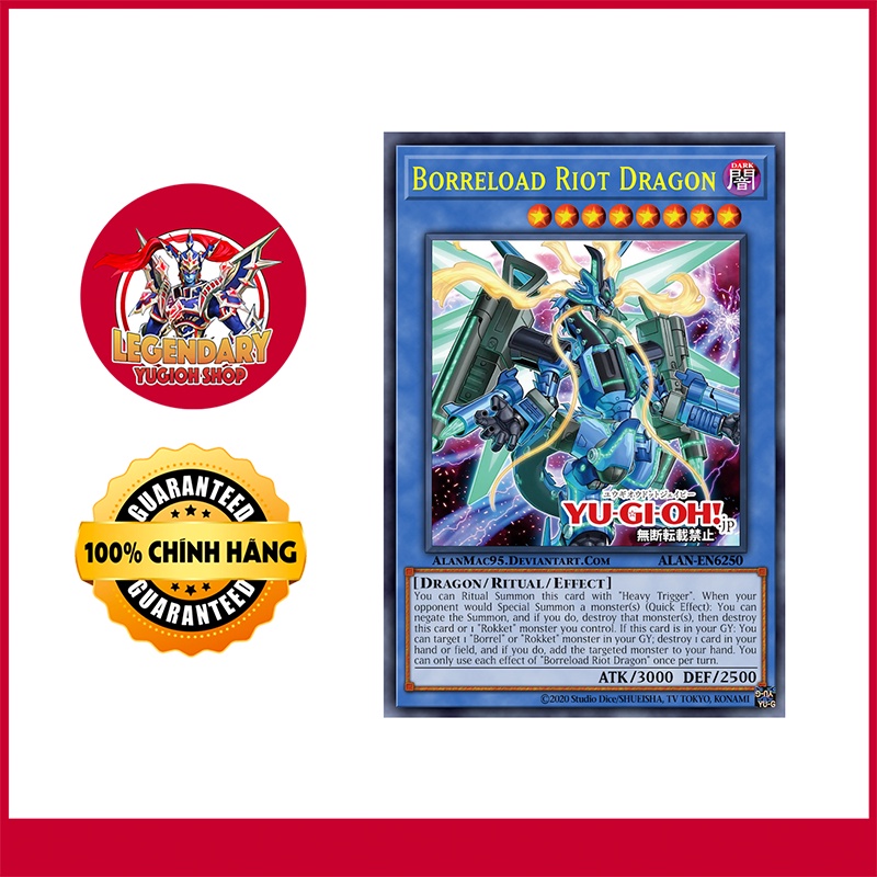 [Thẻ Bài Yugioh Chính Hãng] Borreload Riot Dragon | Shopee Việt Nam