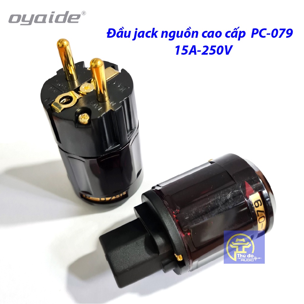 Bộ Jack nguồn âm thanh Oyaide tiêu chuẩn Châu Âu - Jack nguồn P079e ...