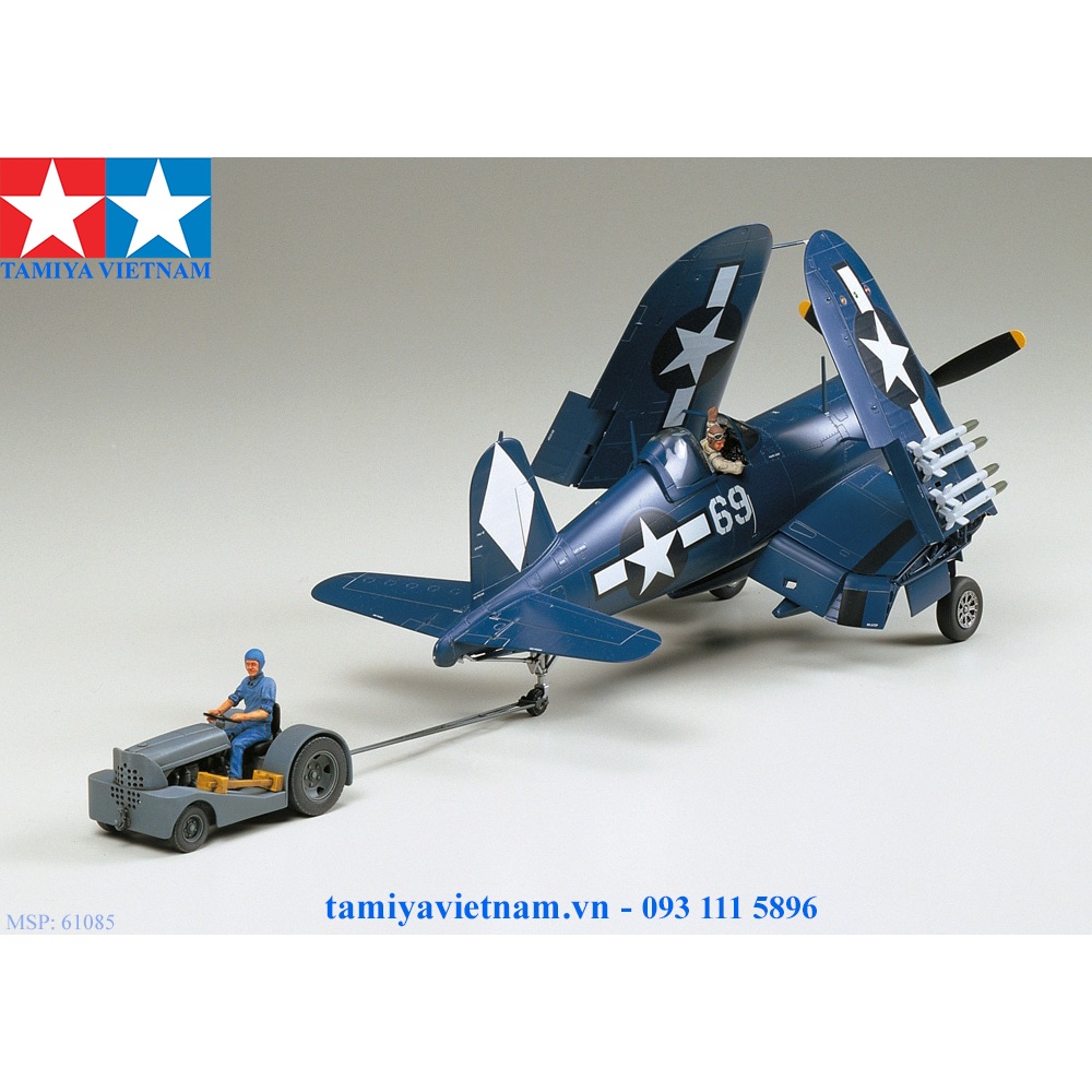 [TAMIYA] 61085 Mô hình lắp ráp máy bay quân sự và xe kéo máy bay 1/48 ...