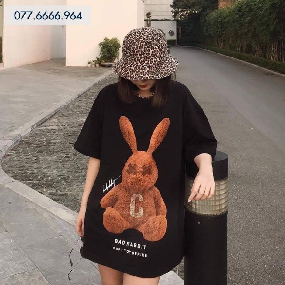 Cathy Áo Thun Thỏ Nâu Cá Tính Bad Rabbit [Giá rẻ] | Shopee Việt Nam