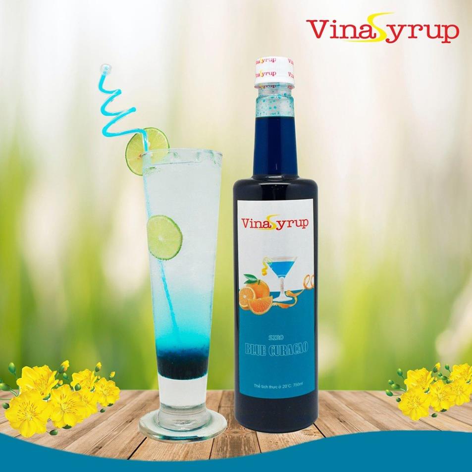 Siro Vina Syrup Chai 750ml - Syrup Làm Trà Trái Cây Đủ Các Mùi Vị | Shopee Việt Nam