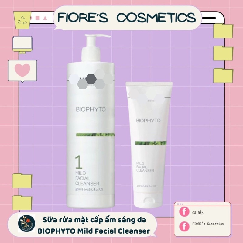 Sữa rửa mặt Biophyto Mild Facial Cleanser | Shopee Việt Nam