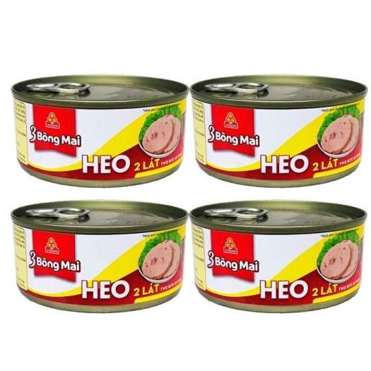 [HCM]Combo 4 Hộp Heo Hai Lát 3 Bông Mai Vissan Hộp 150g | Shopee Việt Nam