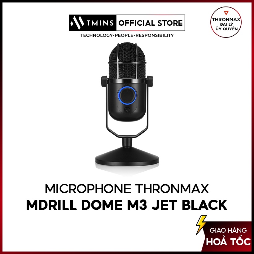 Microphone Thronmax Mdrill Dome M3 Jet Black - Hàng chính hãng - Bảo ...