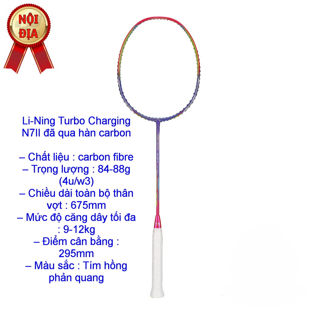 [3950k còn 900k] Vợt cầu lông Lining Turbo Charging N7II đã qua hàn ...