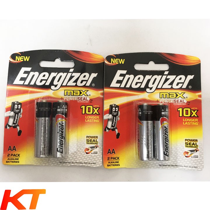 Pin AA Energizer alkaline LR6 - AM3 E91 ( vỉ 2 viên) | Shopee Việt Nam