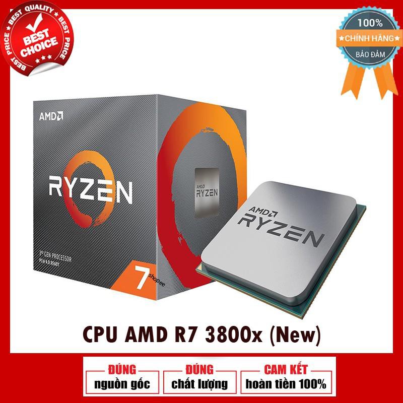 Bộ vi xử lý / CPU AMD Ryzen 7 3800X (3.9GHz turbo up to 4.5GHz, 8 nhân 16 luồng, 32MB Cache ...