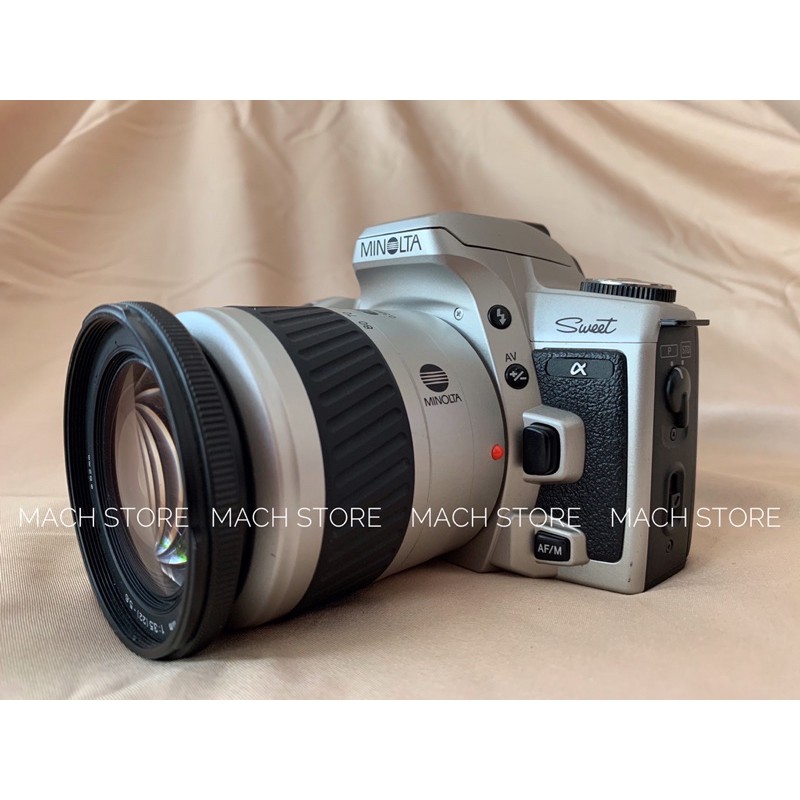 MÁY FILM ĐIỆN TỬ MINOLTA Sweet alpha + LENS AF - ZOOM 28-80mm f3.5-5.6 ...