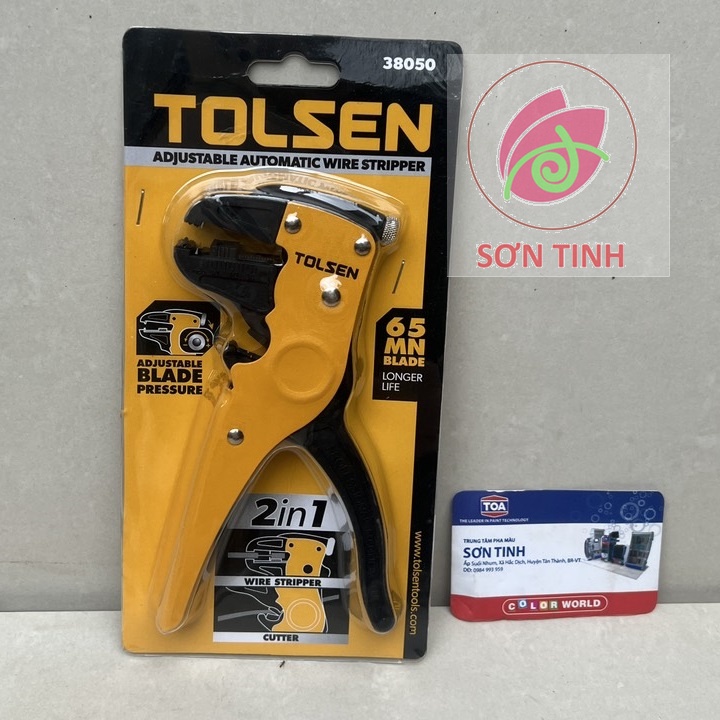 Kềm Tuốt Dây TOLSEN 38050 dùng để cắt, tuốt dây điện | Shopee Việt Nam