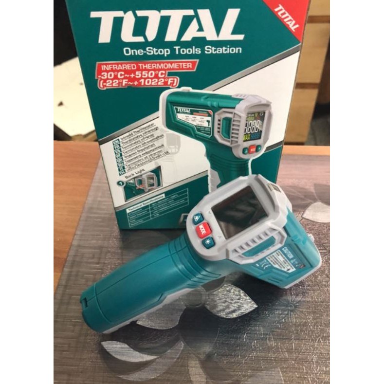 550 độC Máy đo nhiệt độ tia hồng ngoại Total THIT015501 (có thể đo thân ...