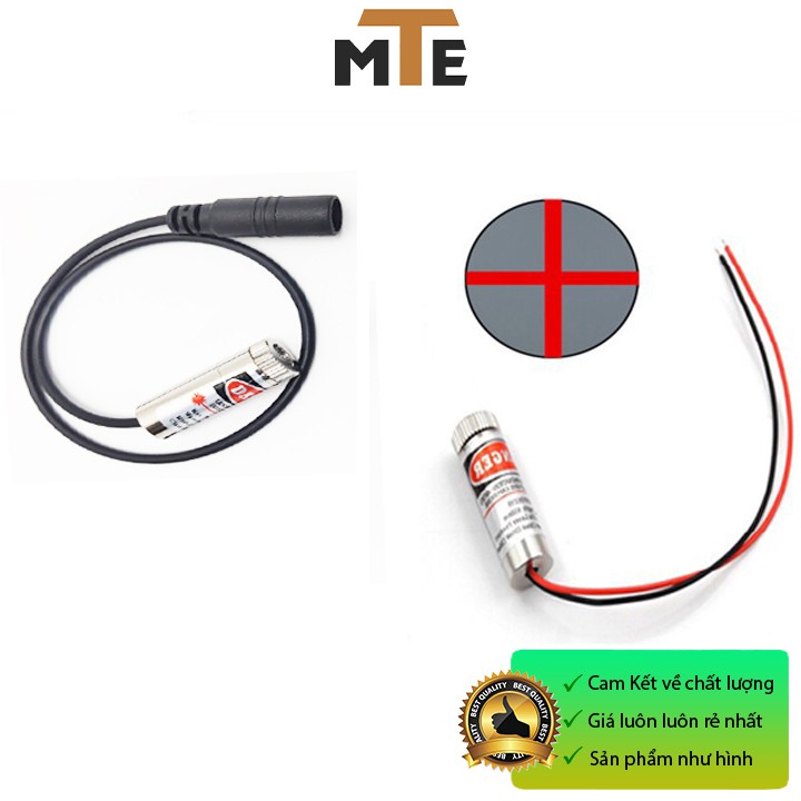 Đầu phát tia laze 3-5V 5MW - Module laser sáng đỏ chữ thập 12mm có điều ...