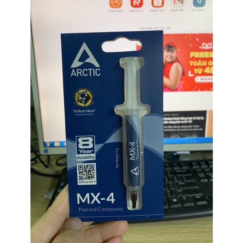 Keo tản nhiệt Arctic MX4 4g- Siêu phẩm keo tản nhiệt làm mát với giá cực kỳ phù hợp. | Shopee ...