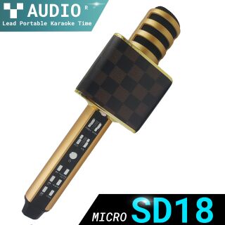 Micro bluetooth karaoke SD18 mẫu cực đẹp hát siêu hay | Shopee Việt Nam