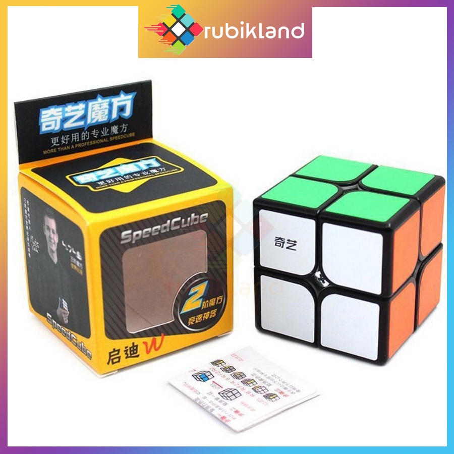 Rubik 2x2 QiYi QiDi 2x2 Rubic 2 Tầng 2x2x2 Viền Đen Đồ Chơi Trí Tuệ ...