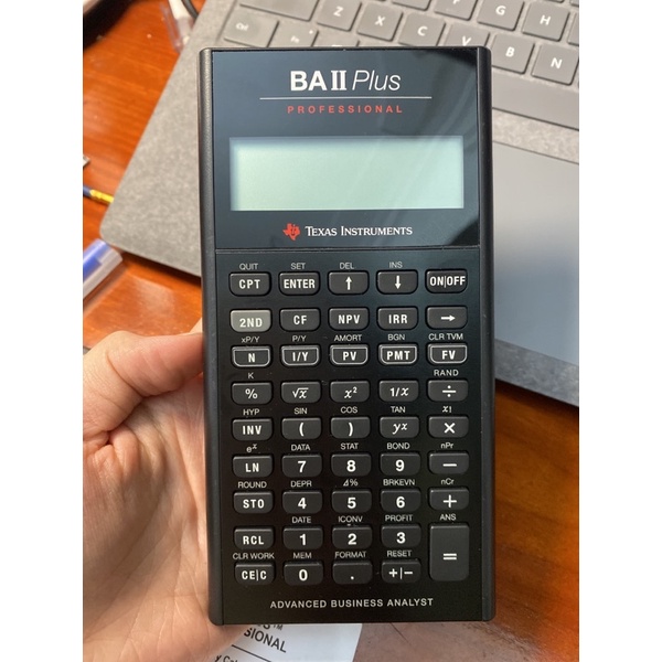 BA II Plus Professional Texas Instruments - Máy tính tài chính (đã qua ...