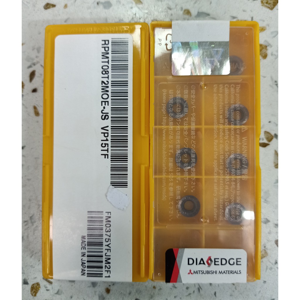 Mảnh chíp phay R4 - RPMT08T2MOE - MITSUBISHI. | Shopee Việt Nam