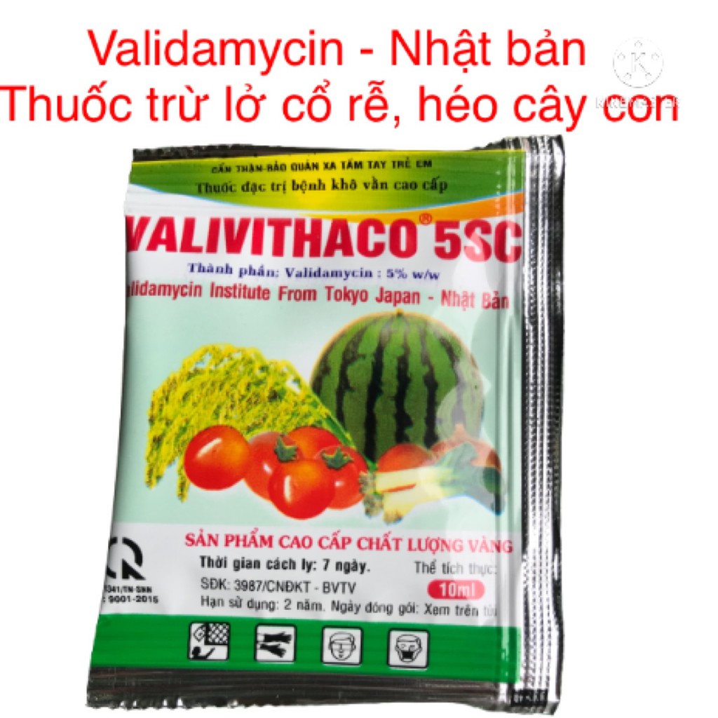 Chế Phẩm trừ bệnh Validacin 5SL - Chính hãng Nhật Bản gói 10ml xử lý ...