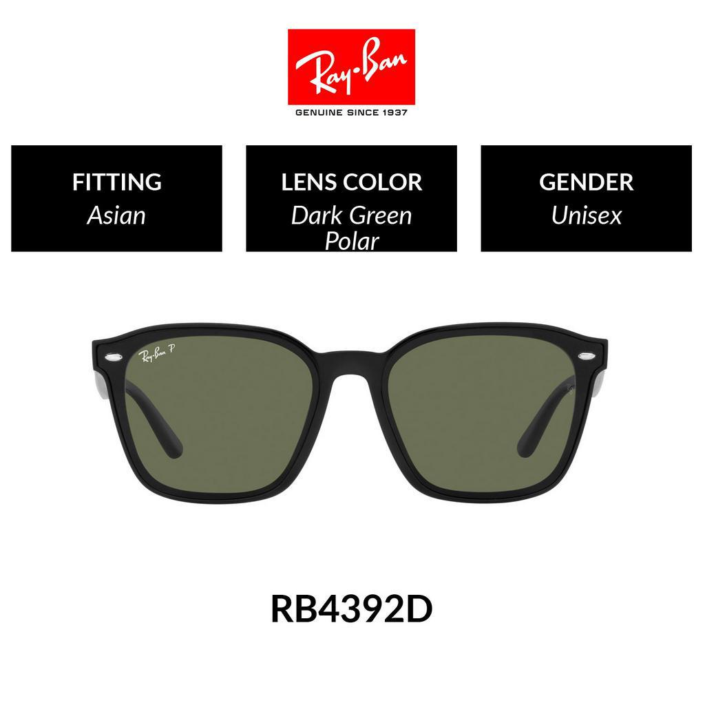 Mắt kính RAY-BAN Polarized RB4392D 601/9A Size 66 - Kính mát | Shopee ...