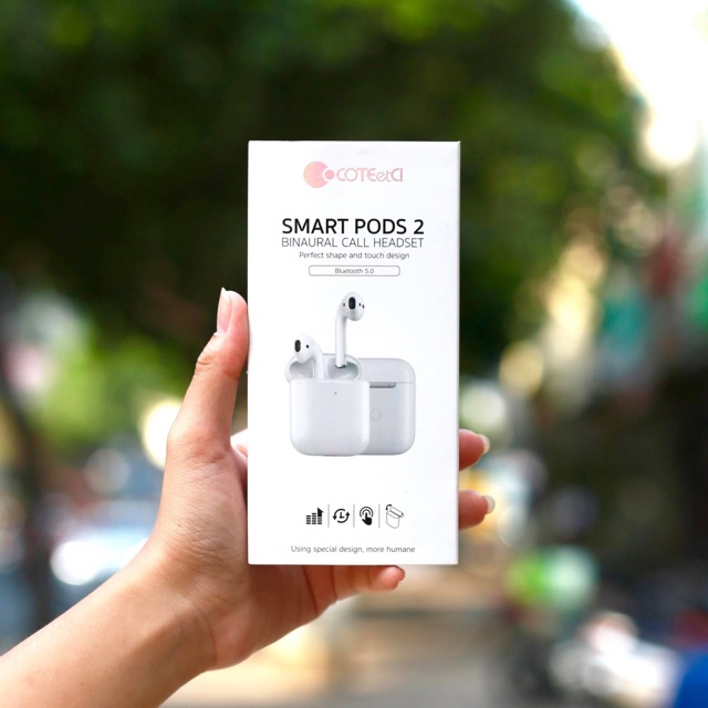 TAI NGHE SMART PODS 2 chính hãng COTEETCI | Shopee Việt Nam