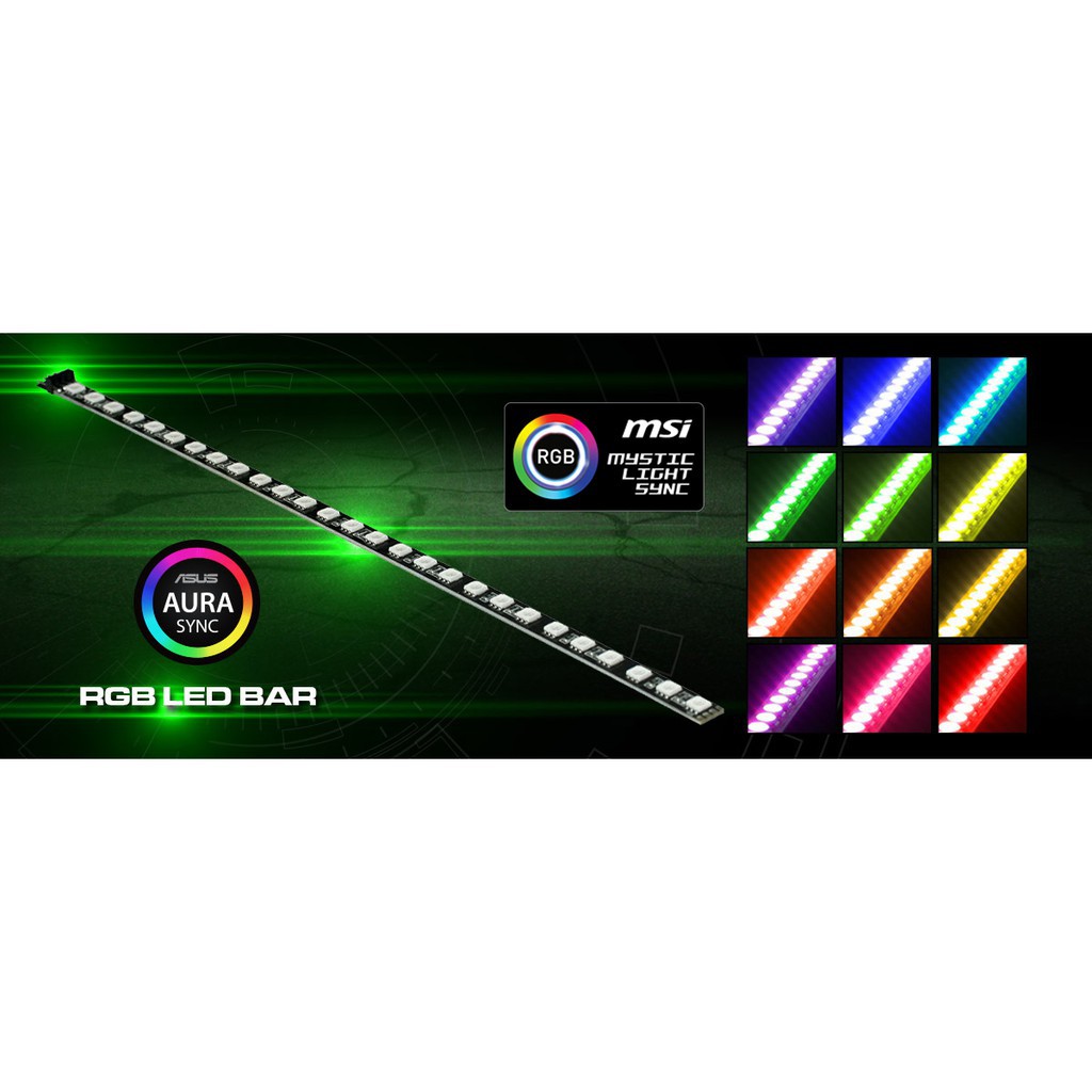 Dây led 12v RGB đồng bộ Aura Sync, RGB Fusion, MSI Mystic Light, ASrock ...